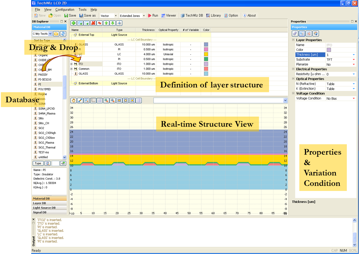 TechWiz LCD 2D Simulation Software – 羽澤光電