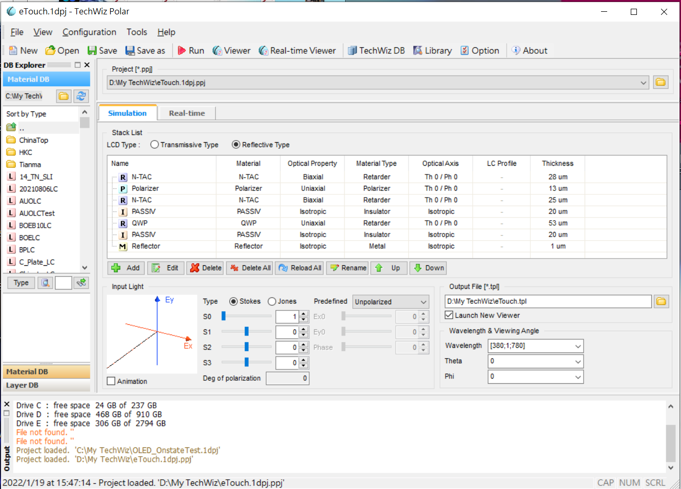 TechWiz LCD 1D Plus LCD Simulation Software – 羽澤光電